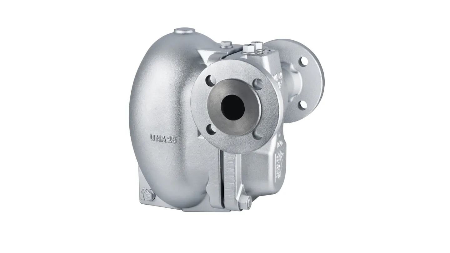 UNA 25-PK and UNA 25-PS Ball Float Steam Traps with Pump Function